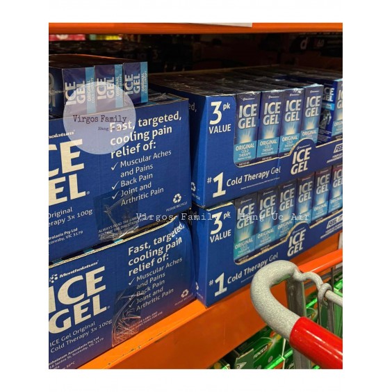 Gel lạnh xoa bóp giúp giảm nhanh các cơn đau cơ Mentholatum Ice Gel ...